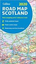 Road Map of Scotland 2020 - The Scottish Tartans Gift Shop