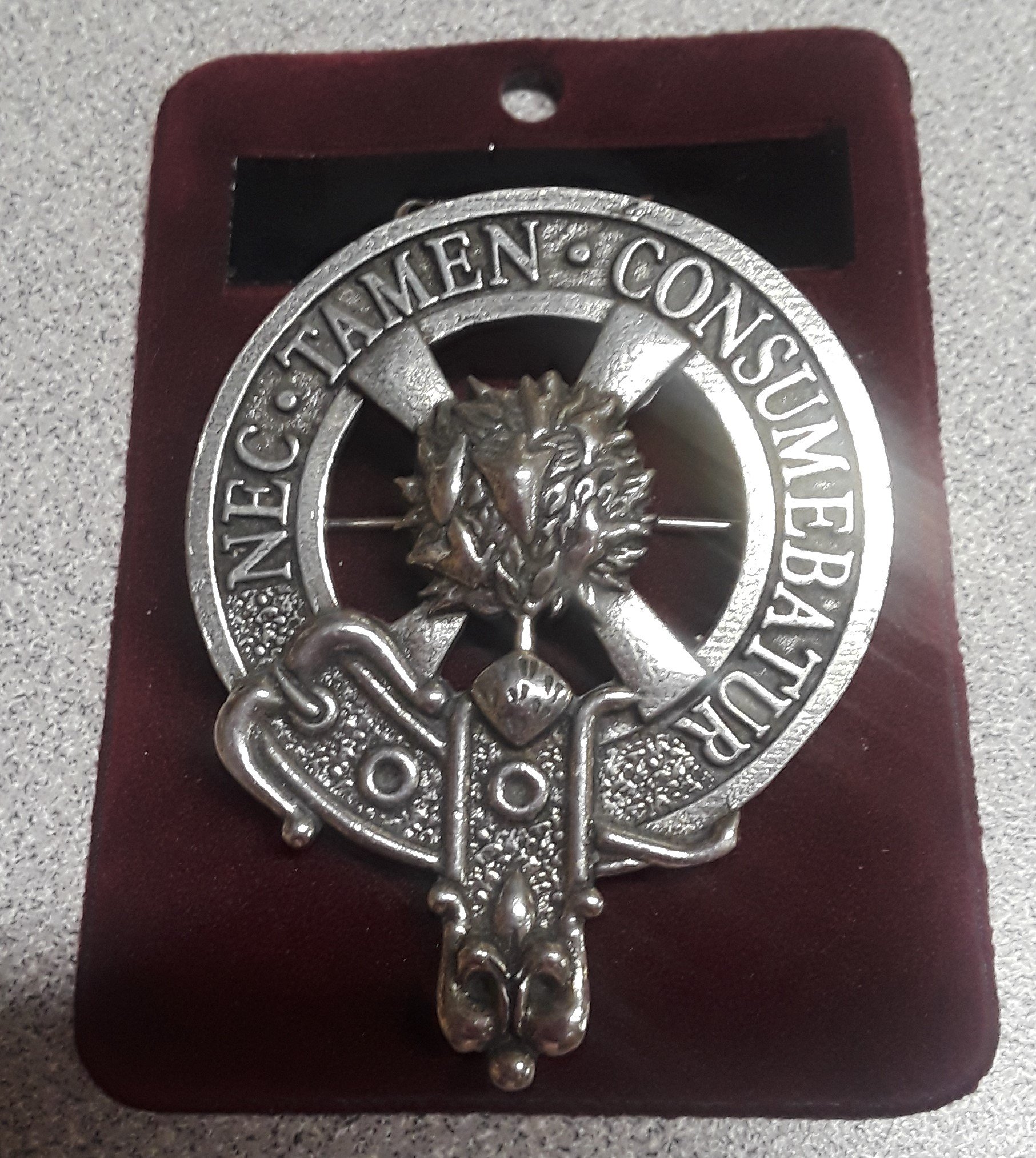 Brushed Pewter Generic (Non-Clan) Crest Badges - Clergy - The Scottish ...